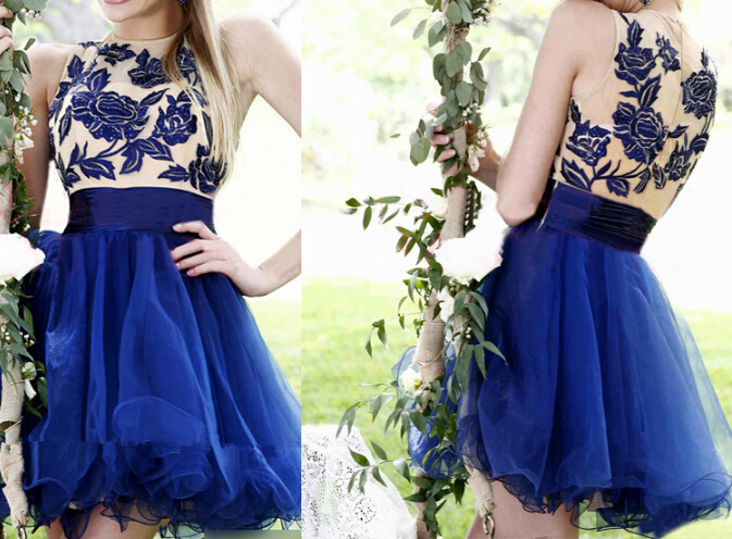 Slim Round Neck Sleeveless Flower Print Dress Fg5823jh on Luulla